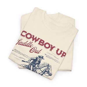 Western Shirt, Vintage Cowboy Tshirt, Retro T-shirt, Rodeo T Shirt, Wild West Shirt, Western ...