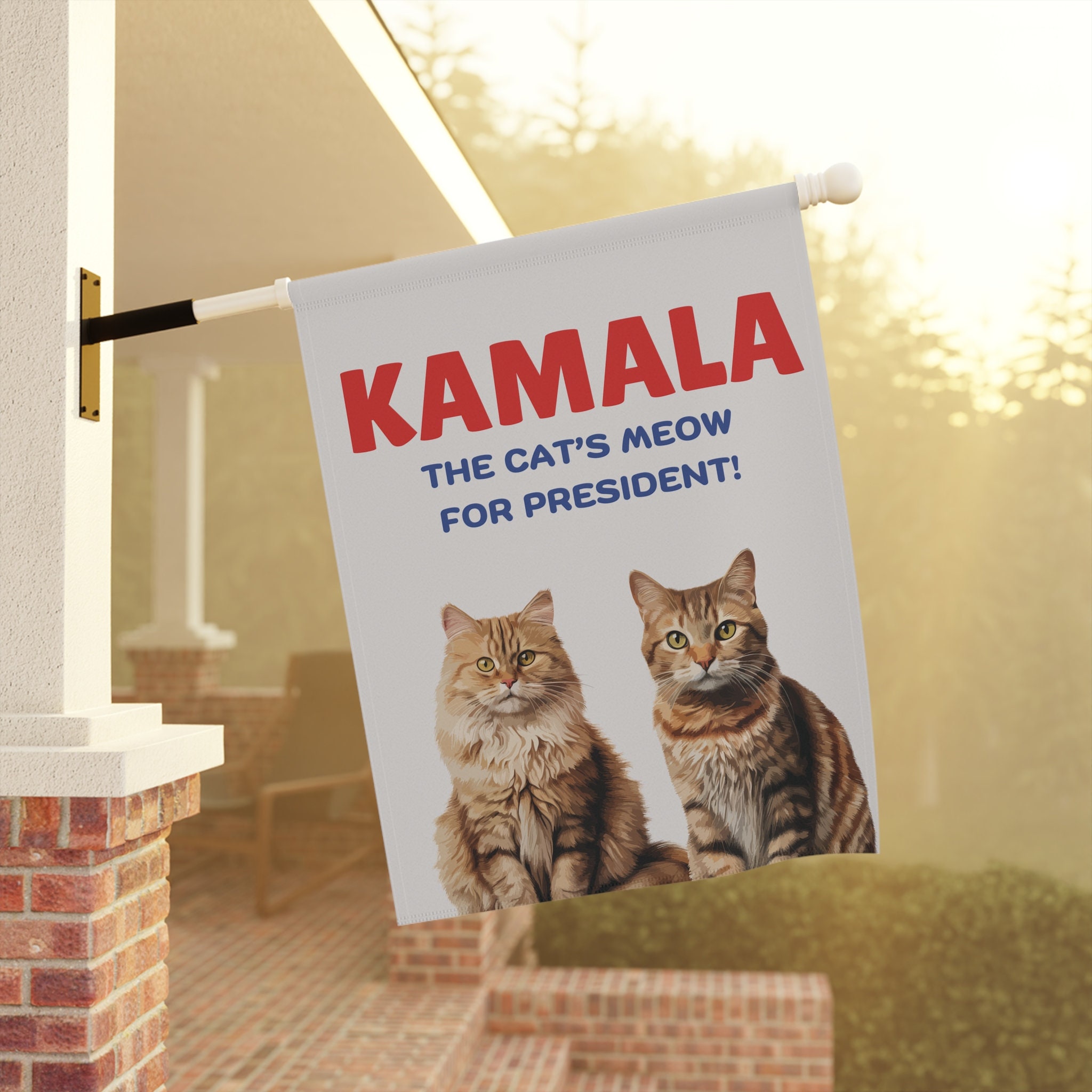 Kamala Harris Cat Yard Sign, Cats for Kamala, Kamala Banner, Kamala ...