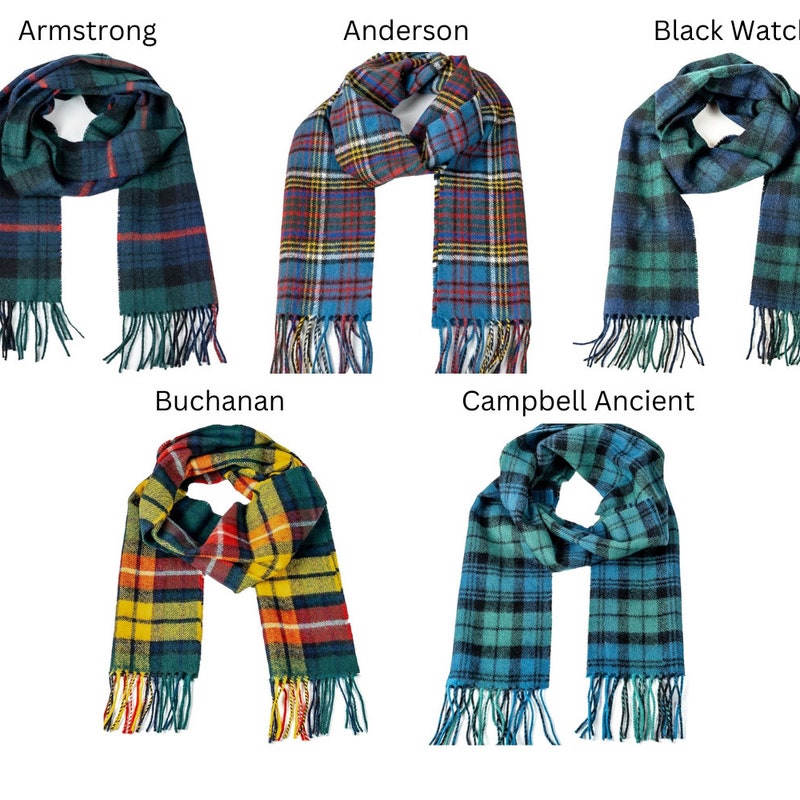 Tartan Plaid Scarf - Etsy