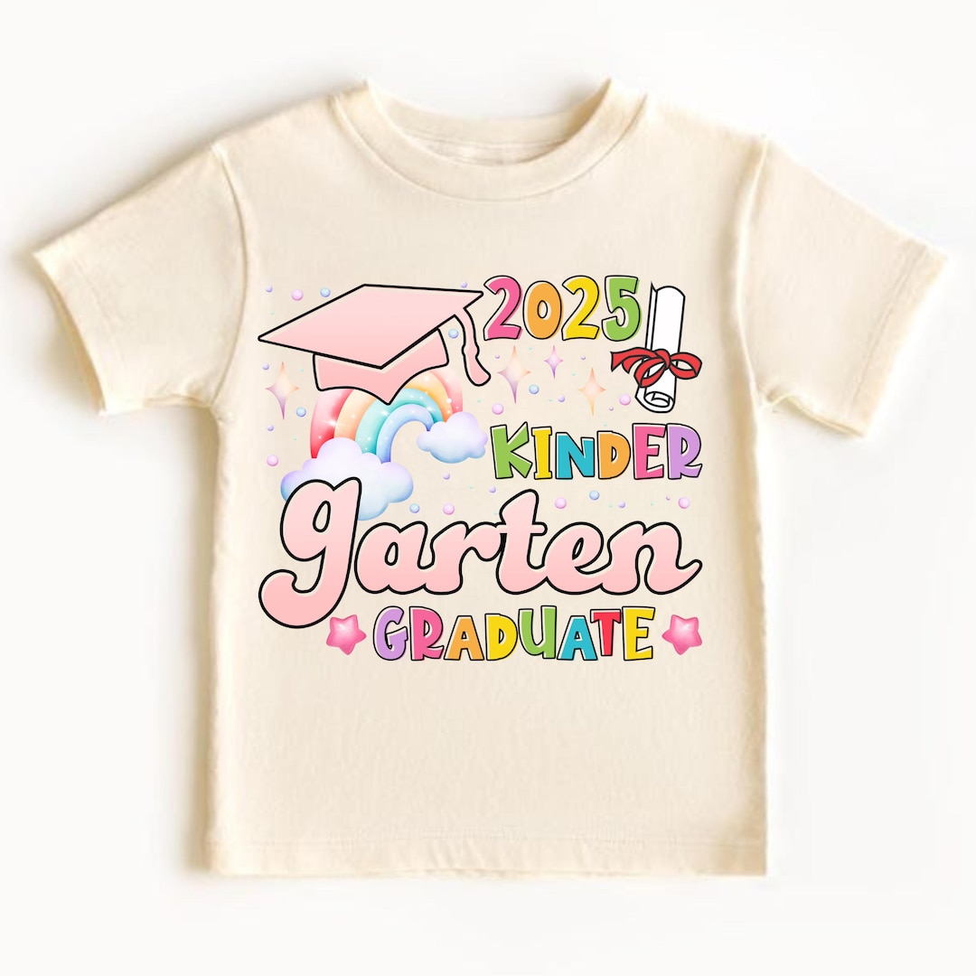 Kindergarten Graduation Shirt, Cute Graduate Outfit, Preschool Grad ...