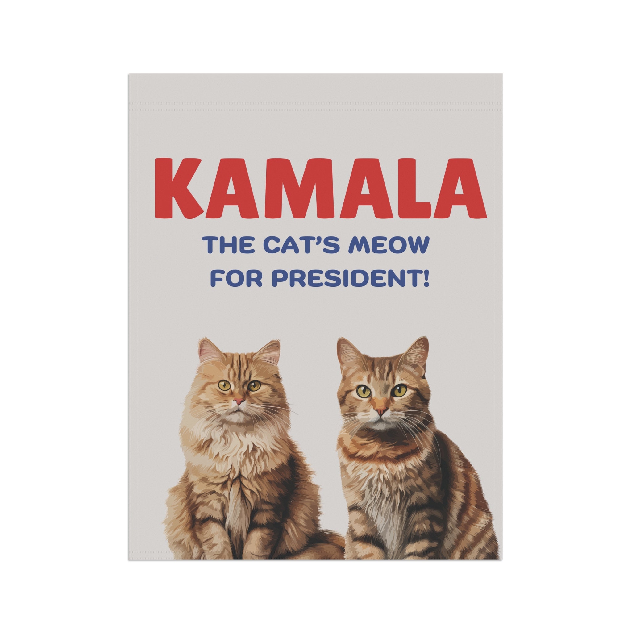 Kamala Harris Cat Yard Sign, Cats for Kamala, Kamala Banner, Kamala ...