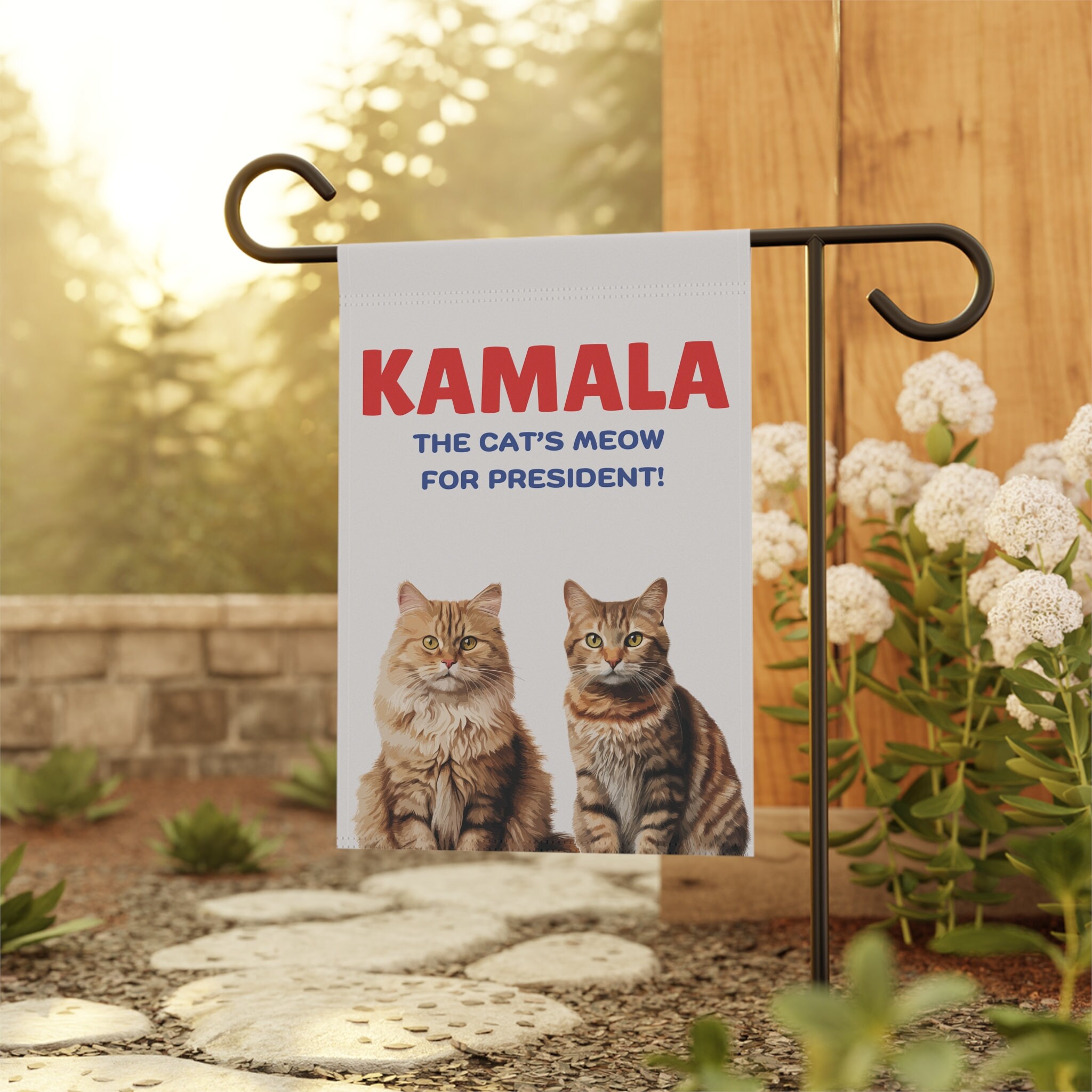Kamala Harris Cat Yard Sign, Cats for Kamala, Kamala Banner, Kamala ...