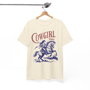 Retro Cowgirl Shirt, Vintage Cowgirl Vibes Shirt, Retro Rodeo, Country ...