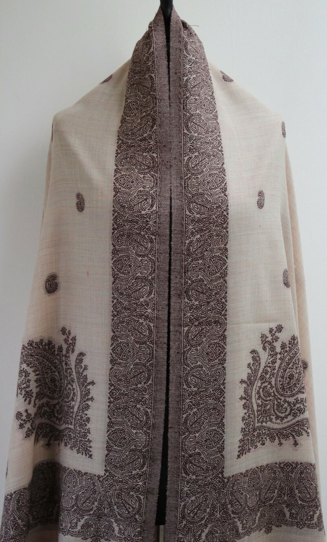 Exclusive Large Kashmiri Jamawar Jacquard Design Weave Shawl, Stole ...