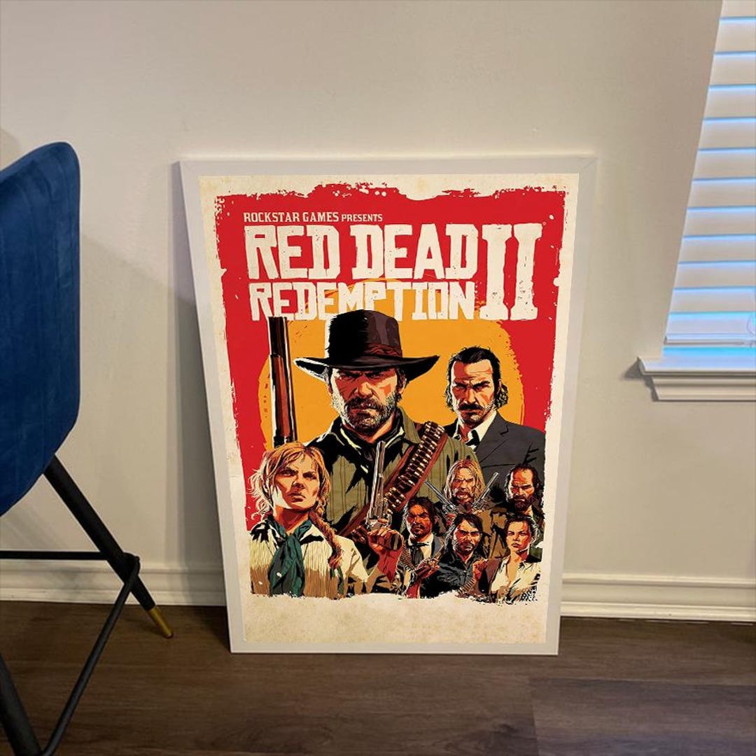 Red Dead Redemption 2 Poster, RDR 2 Poster, Video Game Poster, No ...