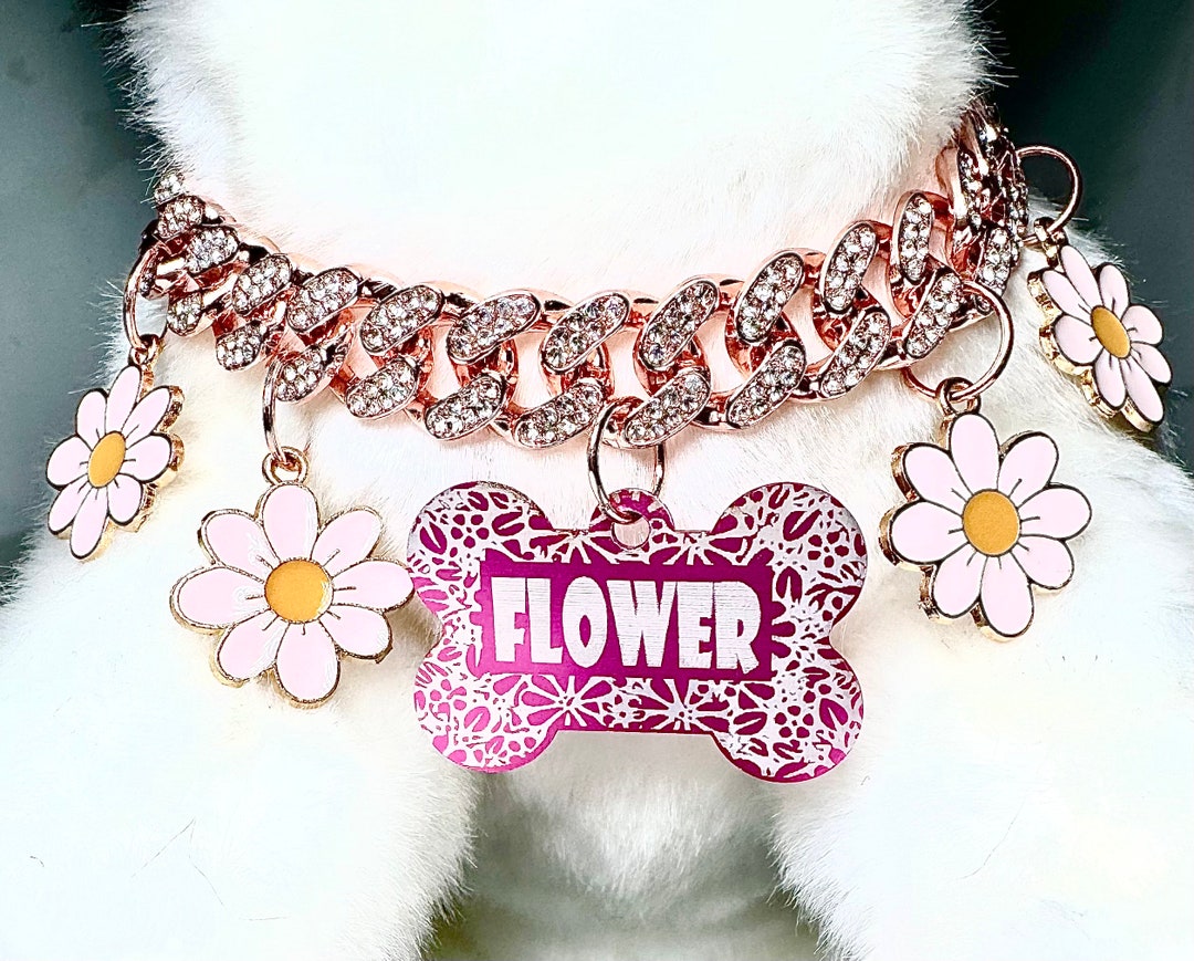 Cuban Link Dog Chain, Custom Dog Chain, Dog Gift, Dog Collar Necklace ...