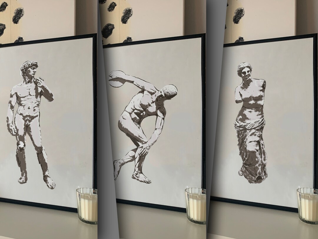 David Discobolus & Venus Bundle HD Prints/digital Downloads - Etsy New ...