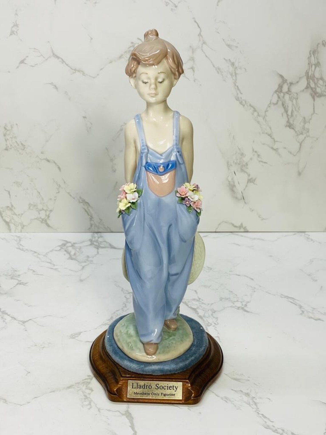 Lladro 7650 Pocket Full of Wishes Figurine & Base, Original Box - Etsy