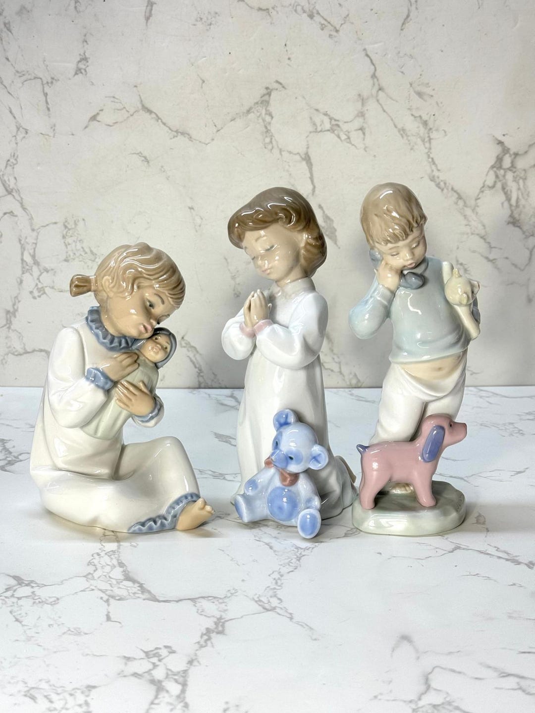 Lladro,nao, and Zaphir Porcelain Figurines Lot of 3 - Etsy
