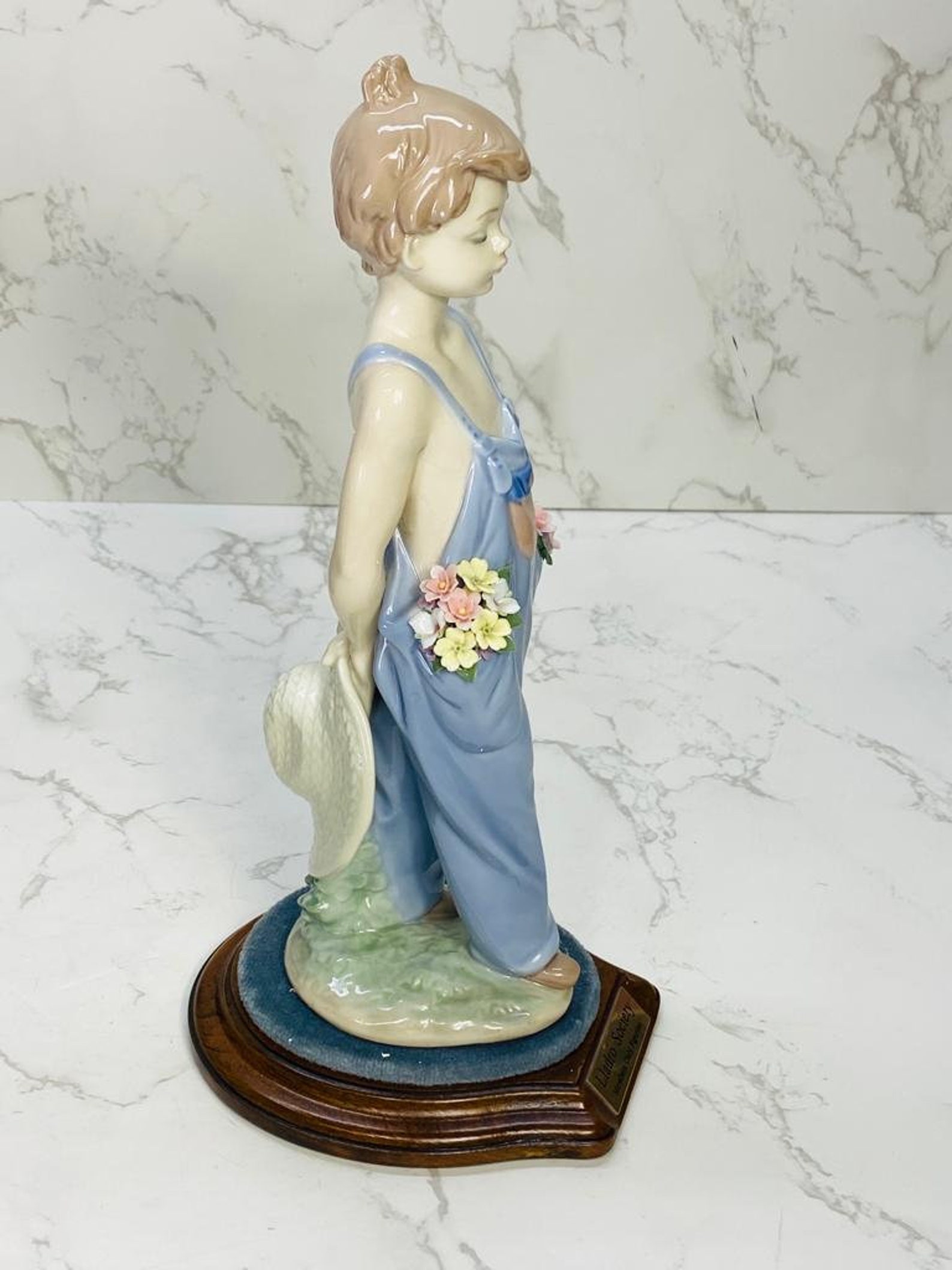 Lladro 7650 Pocket Full of Wishes Figurine & Base, Original Box - Etsy