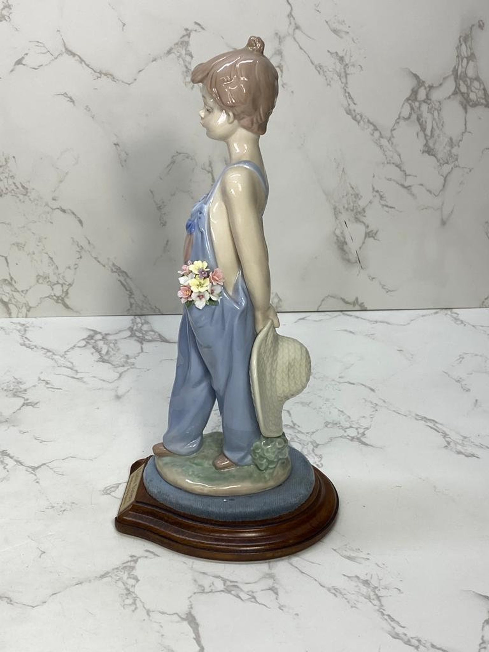 Lladro 7650 Pocket Full of Wishes Figurine & Base, Original Box - Etsy
