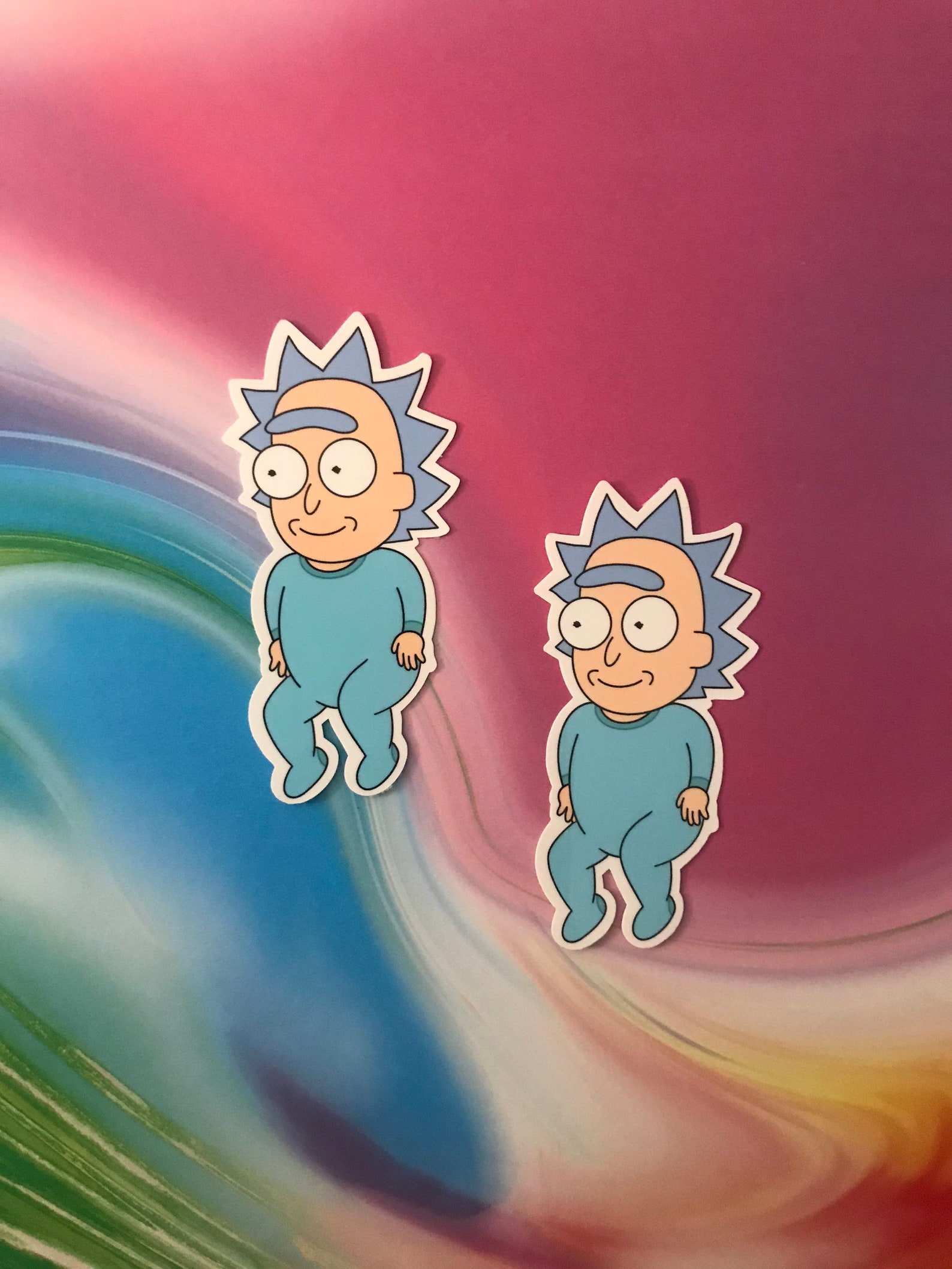Rick and Morty Sticker Baby Rick Sticker Rick Sanchez Decal | Etsy