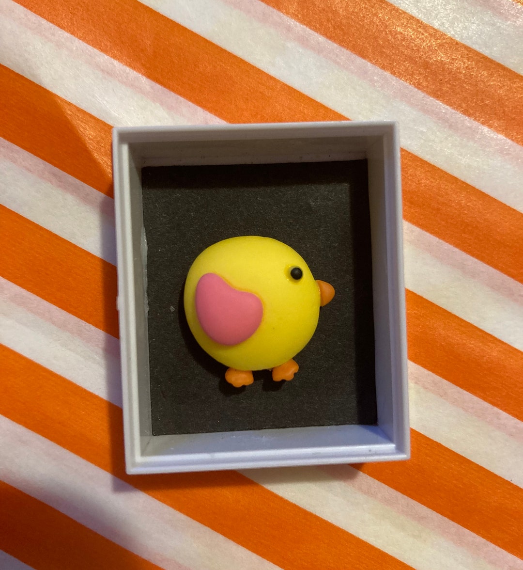 The Wee Cute Chick in a Box ,shelf Ornament, Kawaii Keepsake, Feelgood ...
