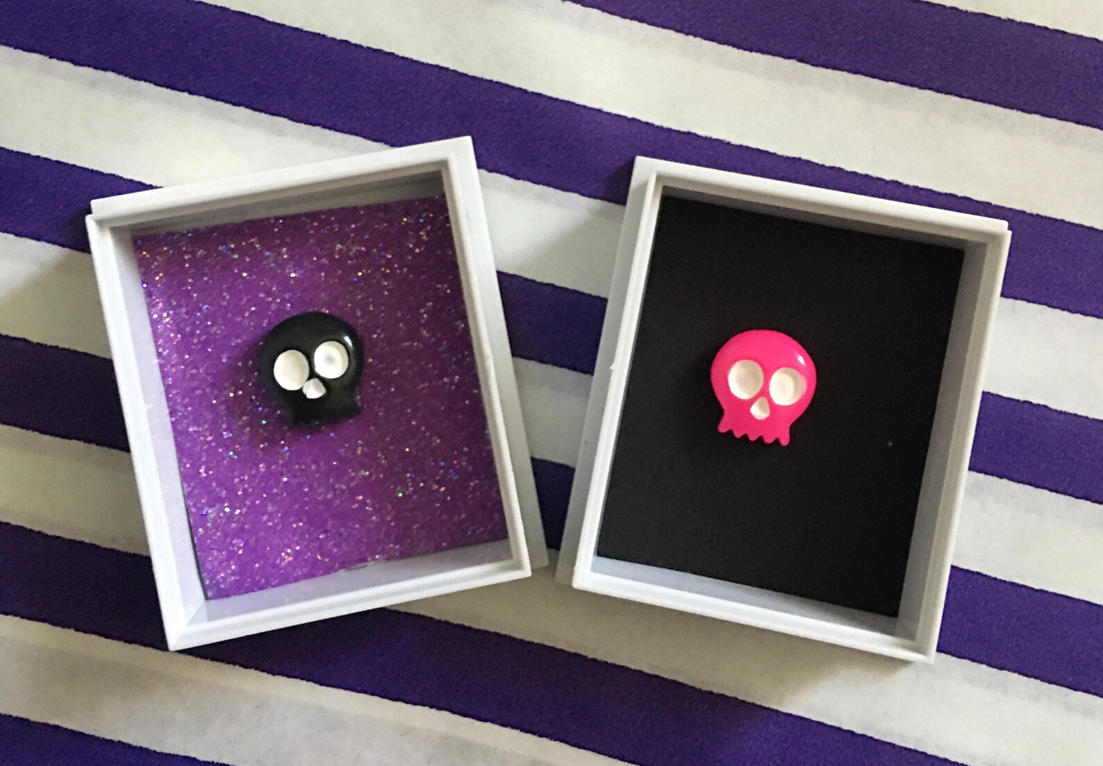 The wee tiny skull in a box Shelf Ornament Kawaii Keepsake | Etsy