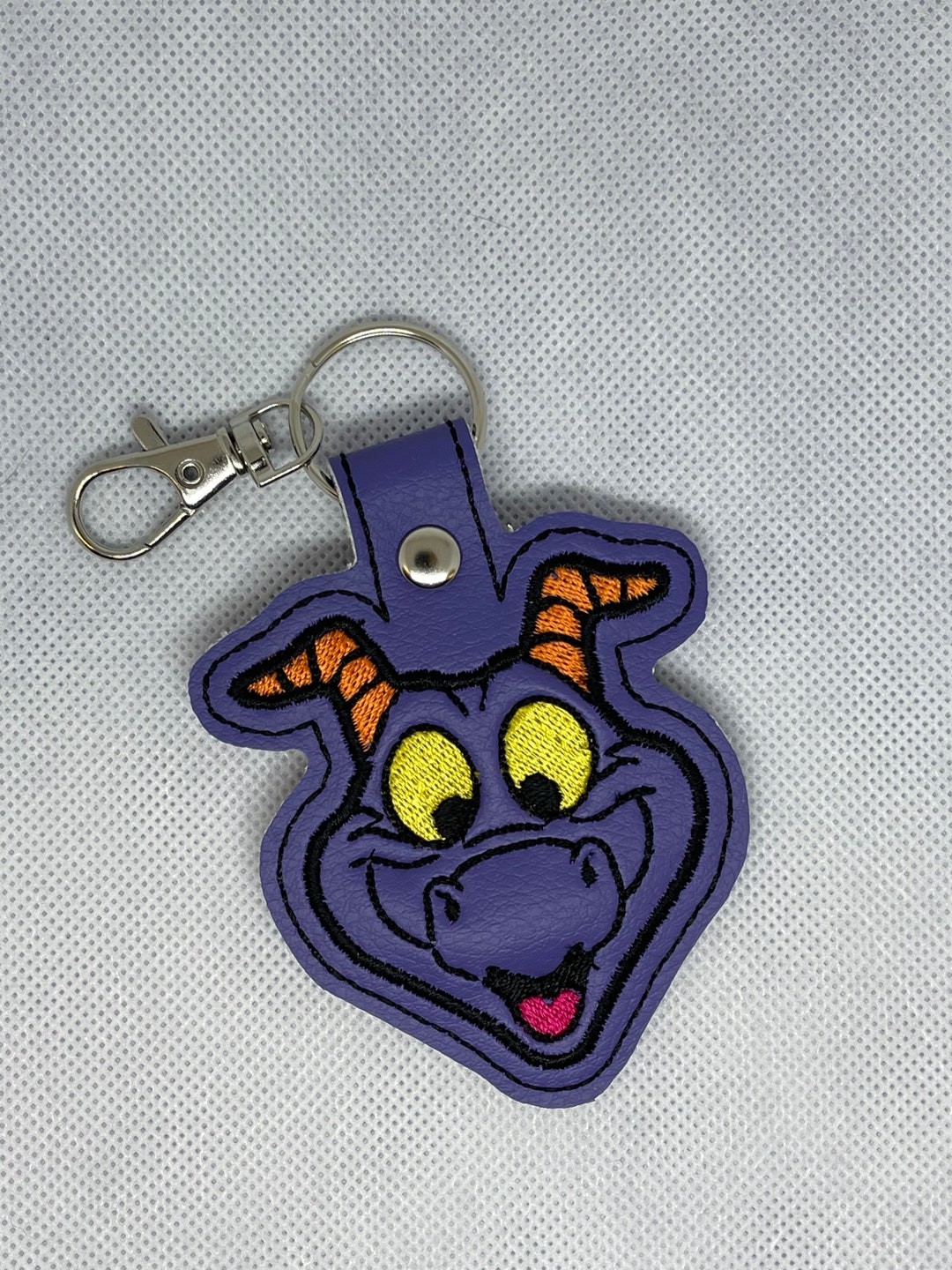 Purple Dragon/figment Inspired Keyring,keychain, Bag Charm, Gift for ...