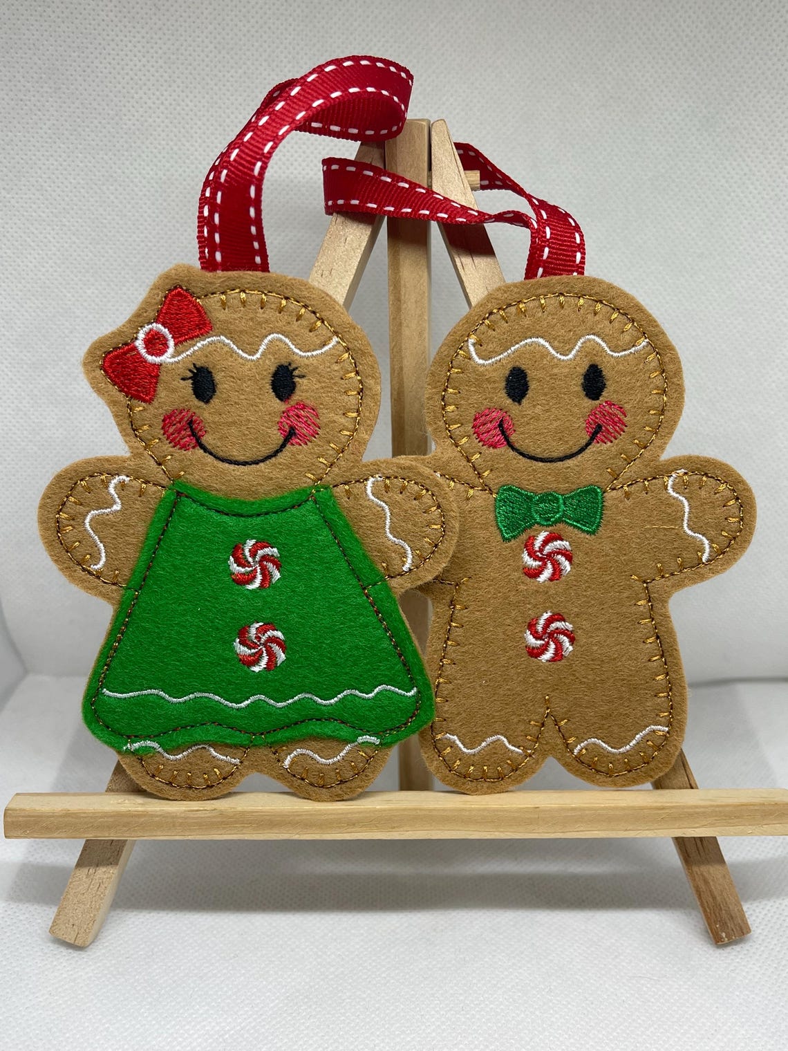 Gingerbread Boy and Gingerbread Girl,christmas Tree Decoration ...