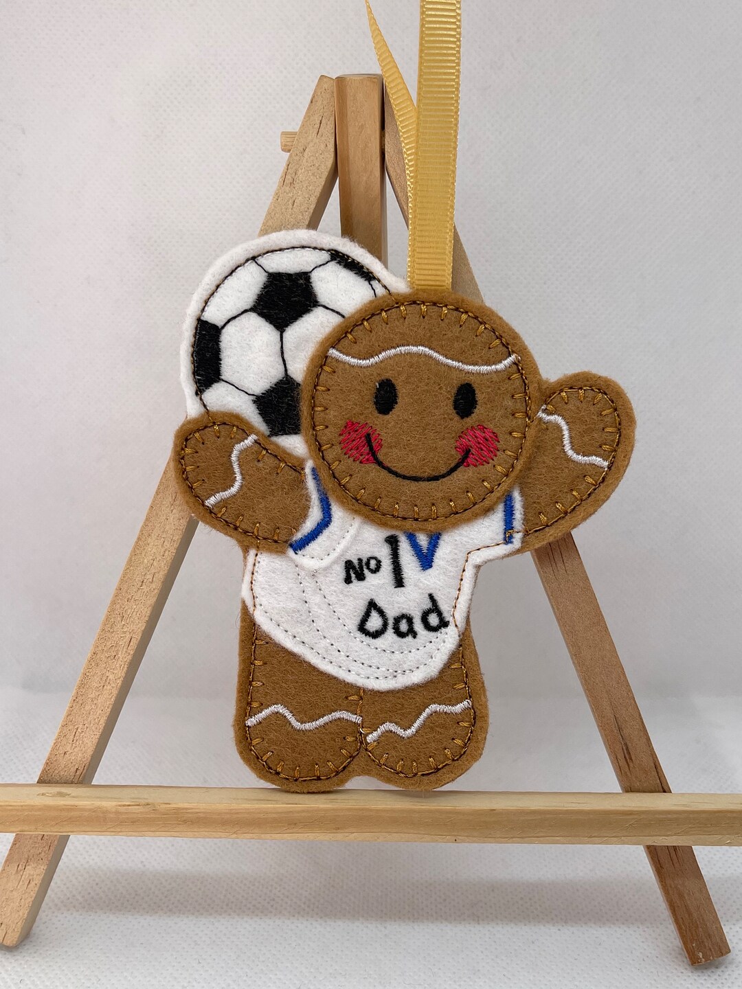 Fathers Day Footballer Gingerbread Man, Footie Player, Soccer Player ...