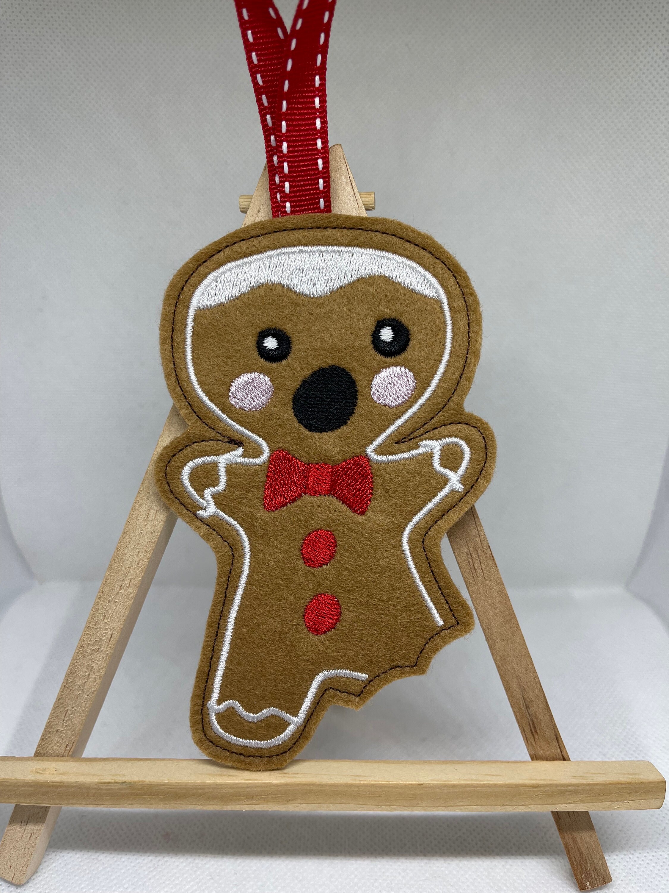 Gingerbread Man Decoration Gingerbread Man Ornament Personalised Gift ...