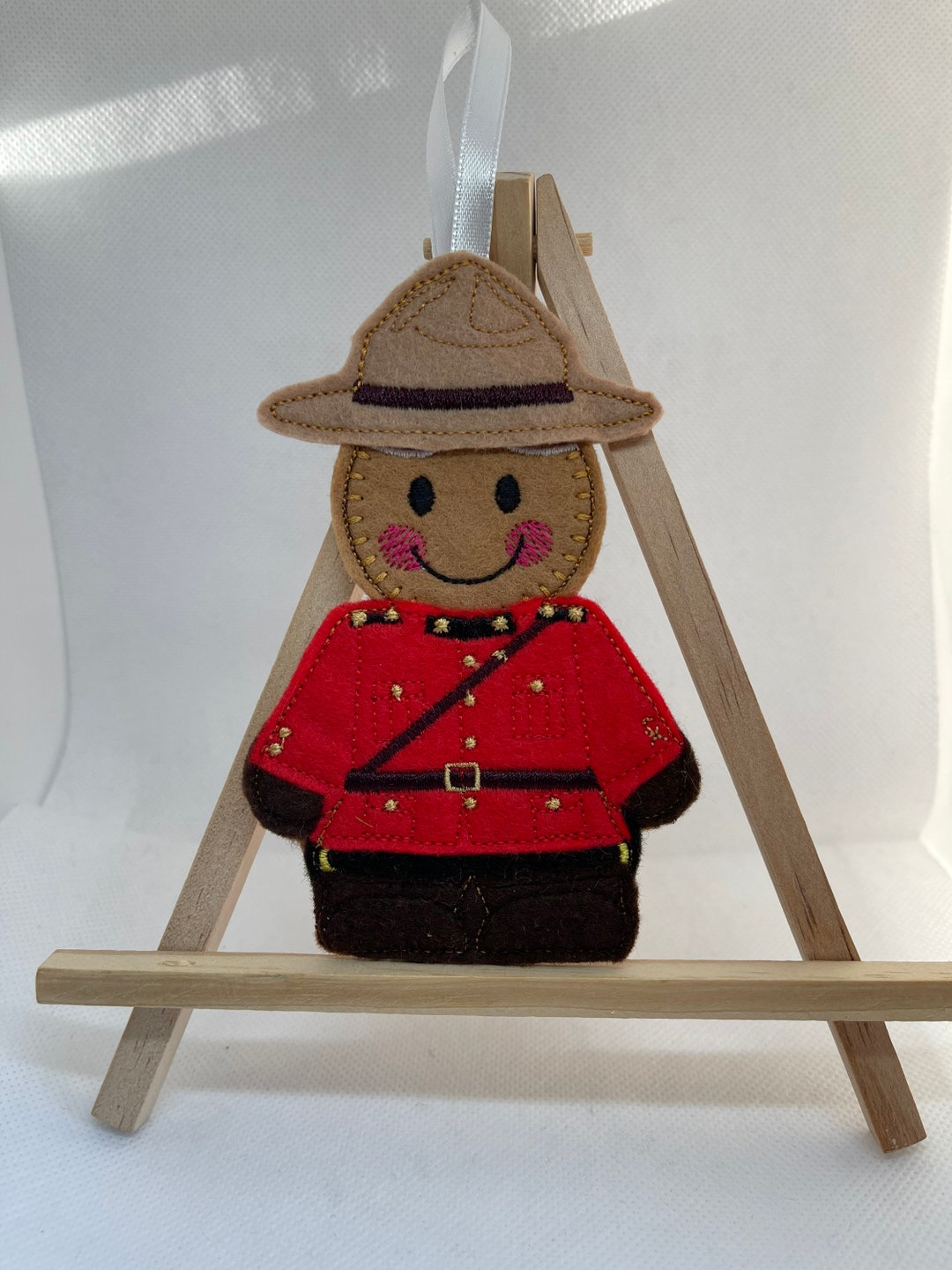 Canadian Mountie Gingerbread Man Hanging Decoration, Canadian Mounted ...