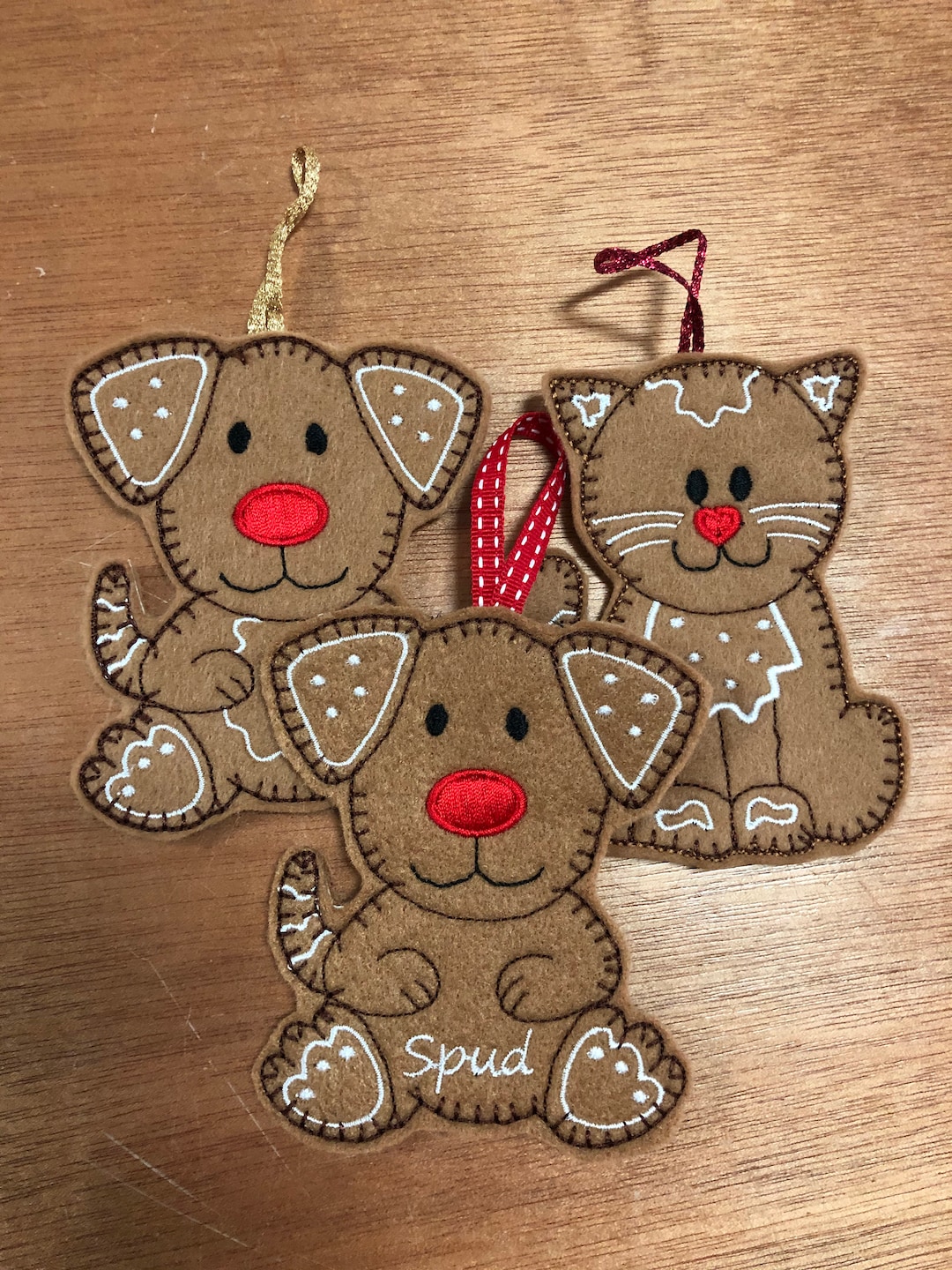 Pet Gingerbread Decoration, Gingerbread Cat, Rabbit or Dog ...