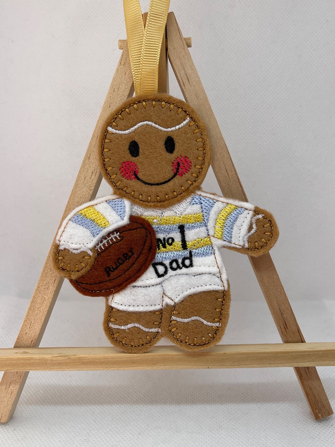 Fathers Day Rugby Gingerbread Man, Rugby Player, Rugby Lover Gift ...
