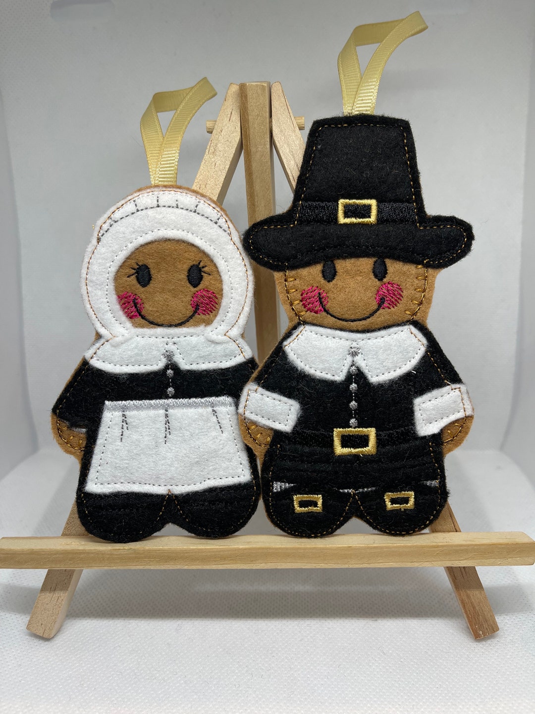 Pilgrim Gingerbreads, Thanksgiving Decoration, Amish Gingerbreads ...