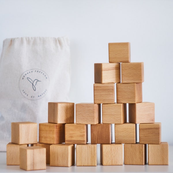 Wooden Baby Blocks - Etsy