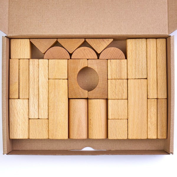 Wooden Baby Blocks - Etsy