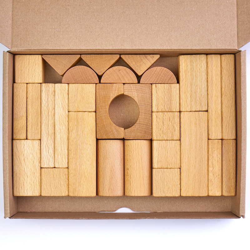 Wood Toy Building Blocks - Etsy