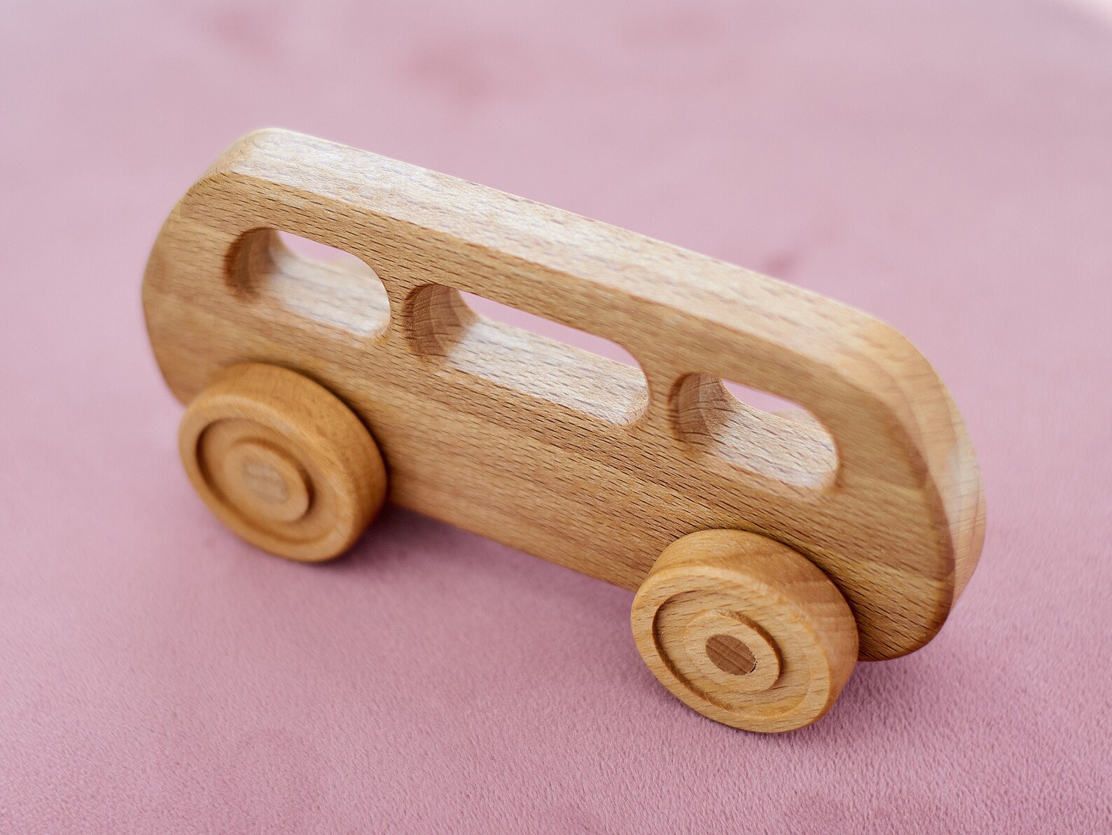 Wooden Toy Car Push Car Wooden Bus Toy Handmade Push Toy - Etsy