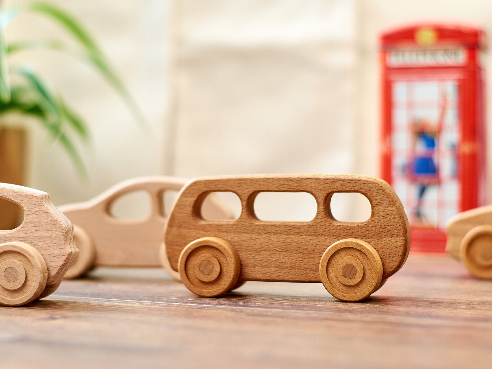 Wooden Toy Car Push Car Wooden Bus Toy Handmade Push Toy - Etsy