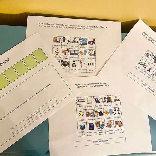 Pecs Schedule - Etsy