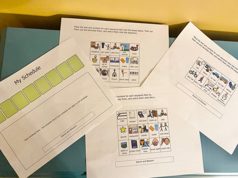 Home Visual Schedule Chart DIGITAL DOWNLOAD - Etsy