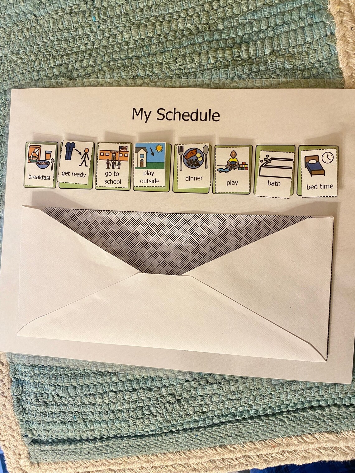 Home Visual Schedule Chart DIGITAL DOWNLOAD - Etsy