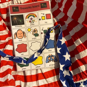 4th of July Fireworks Communication Board Picture Boardmaker Autism ...