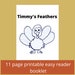 Printable Turkey Easy Reader Booklet Download - Etsy