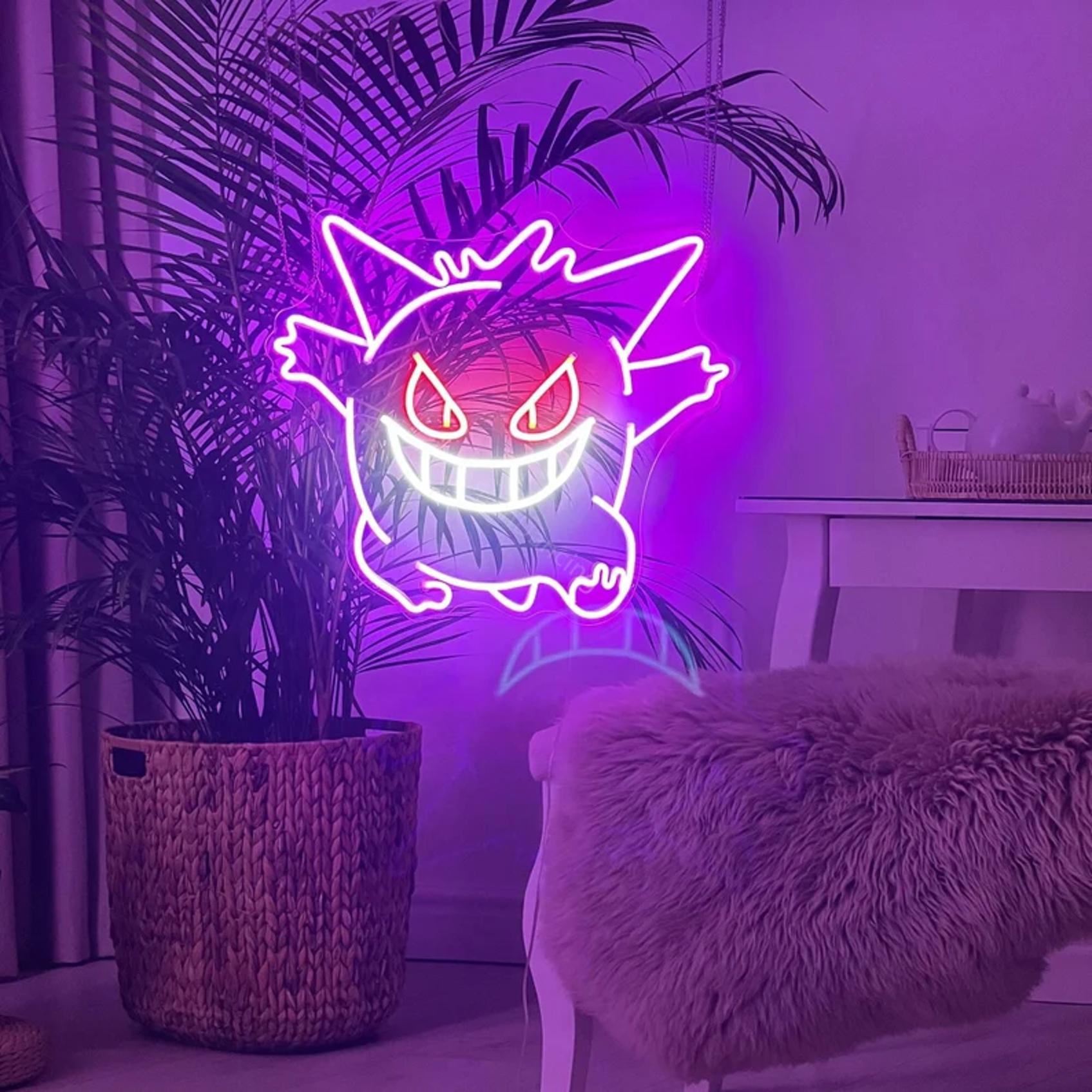 Anime Neon Sign Art Custom,anime Wall Art,kid's Room Decor,neon Sign ...