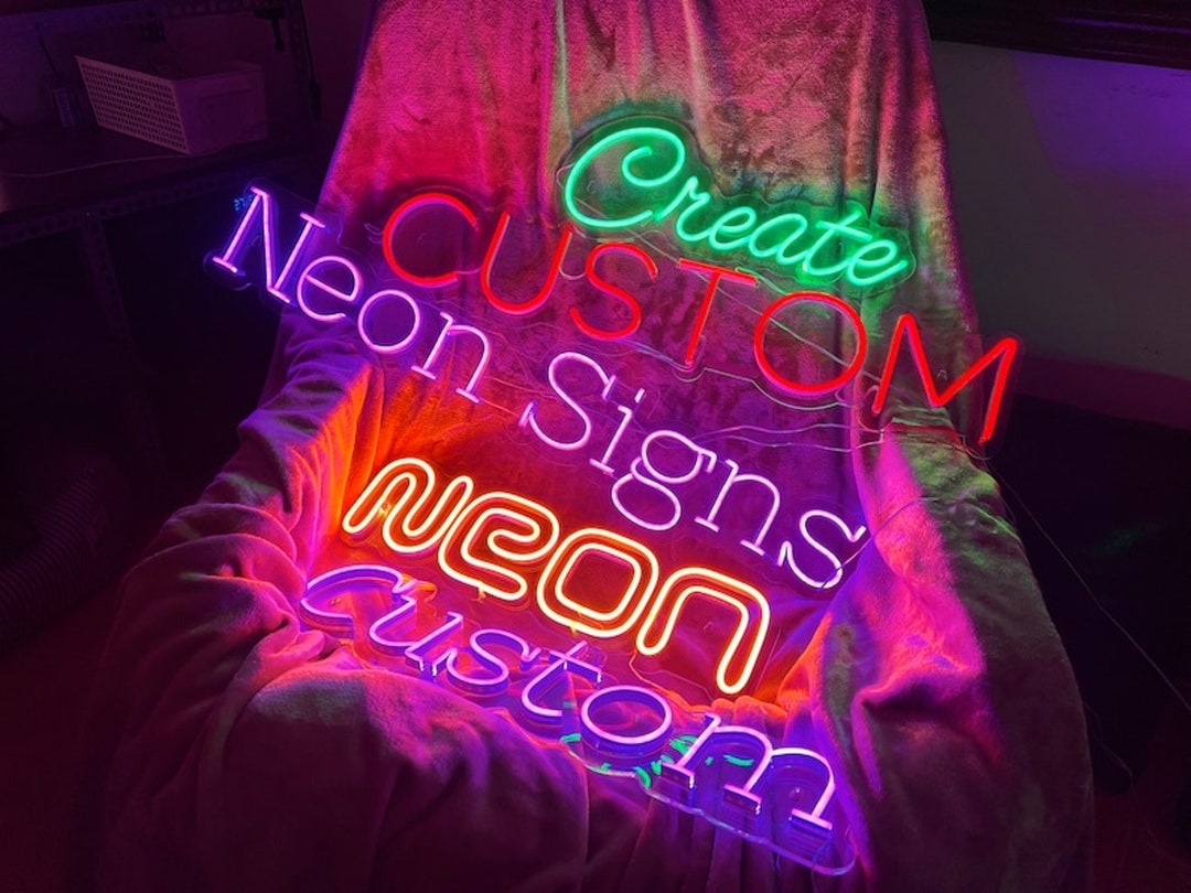 Customize Bar Store Logo Neon Sign,wedding Decor,baby Name Sign,neon ...