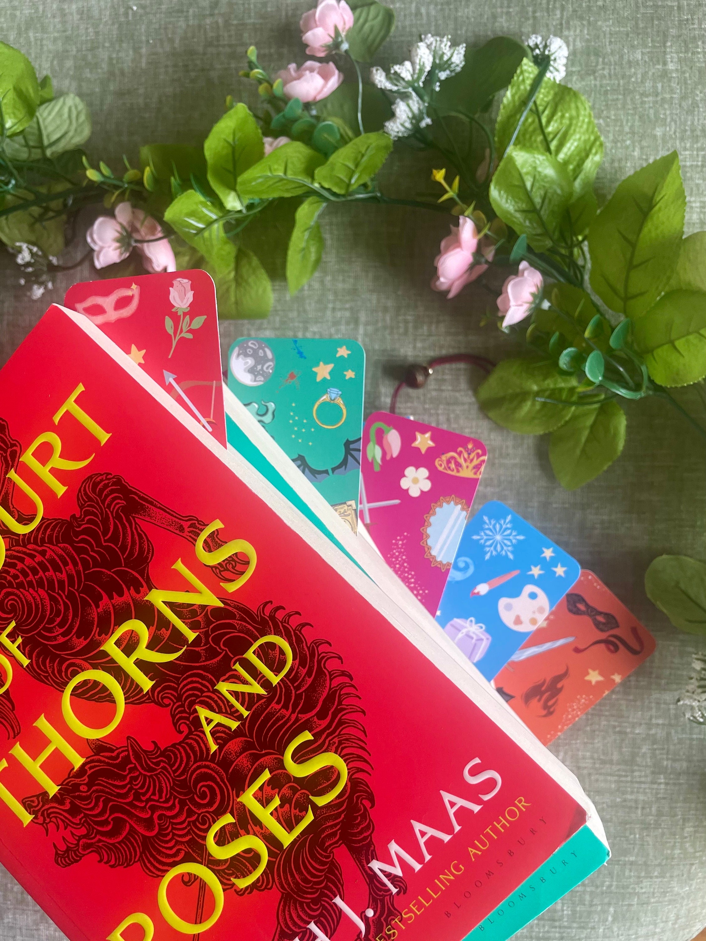 ACOTAR Inspired Bookmark Set | Sarah J Maas Bookmarks | SJM - Etsy
