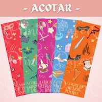 ACOTAR Printable Bookmarks - Etsy