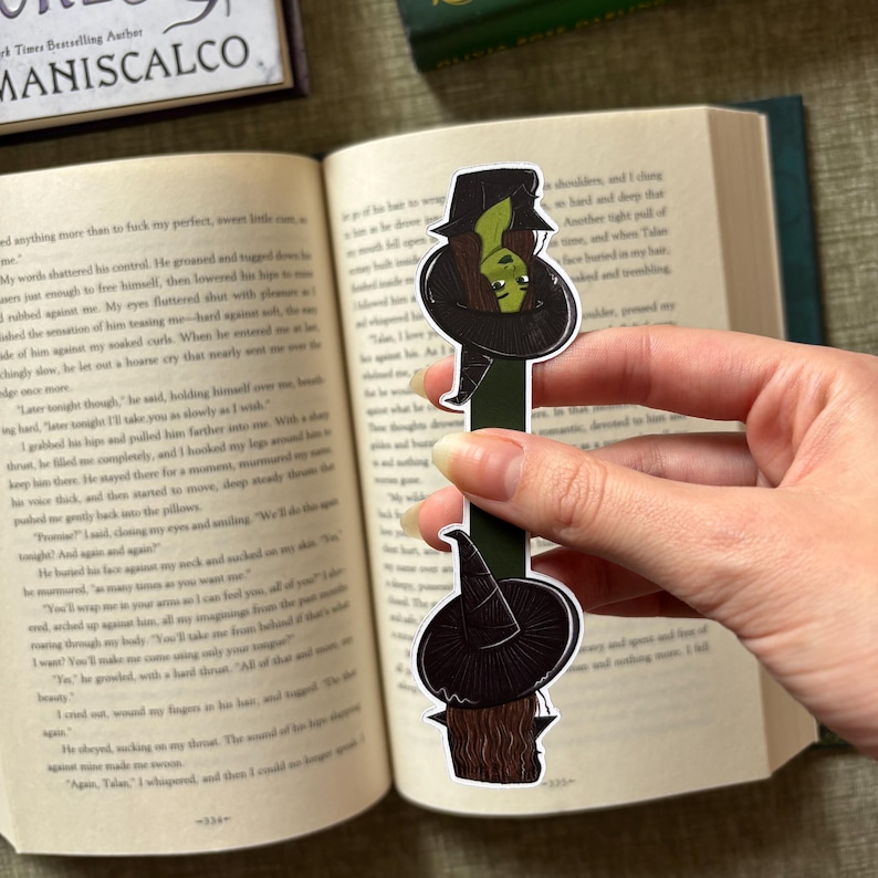 Elphaba Magnetic Bookmark | Wicked for Good, Double-sided - Etsy