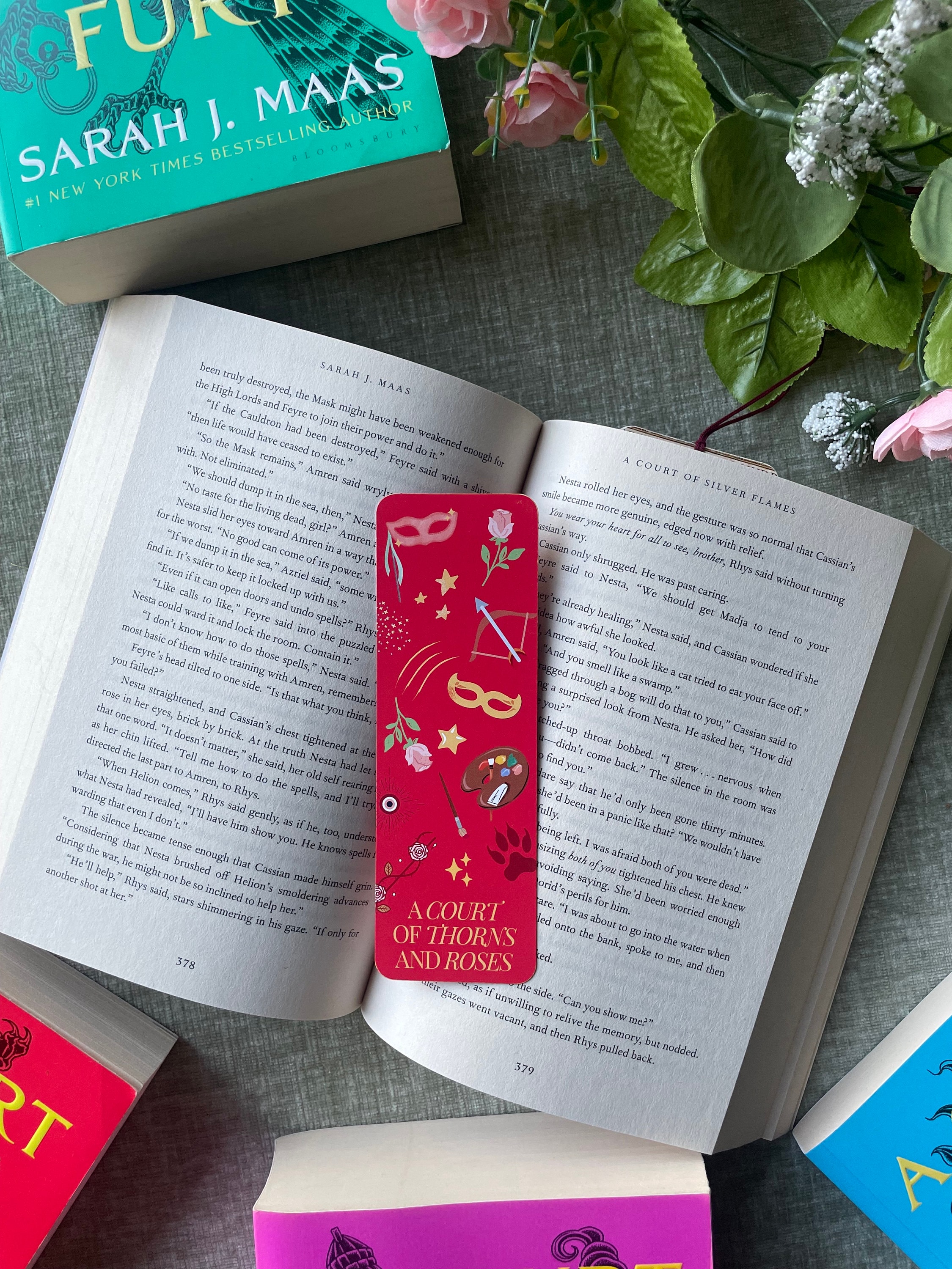 ACOTAR Bookmark Set Sarah J Maas Bookmarks SJM - Etsy