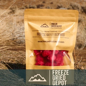 Freeze Dried Raspberries Freeze Dried Fruit Handcut and - Etsy