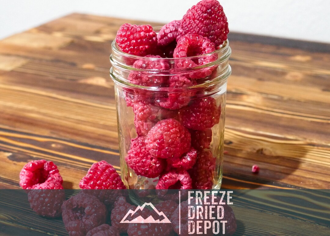 Freeze Dried Raspberries Freeze Dried Fruit Handcut and - Etsy