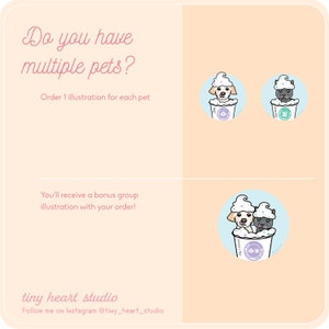 Puppaccino Custom Illustration, Digital Drawing, Your Pet in a Pup Cup ...