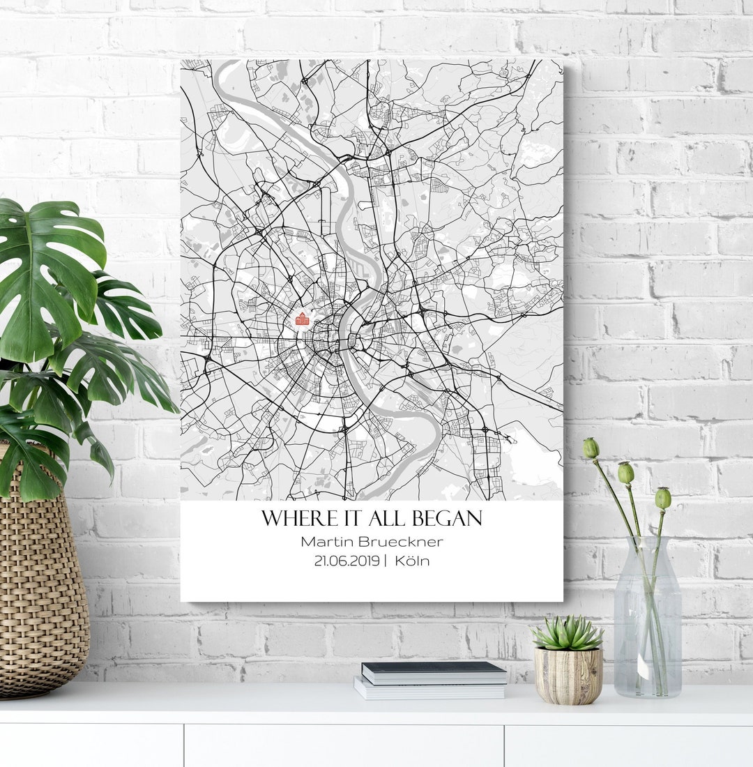 Company Location Map With Your Company Logo, Retirement or Work ...