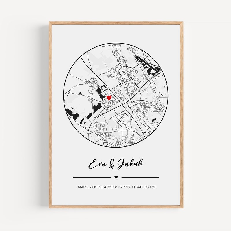 Custom Maps With Locations - Etsy