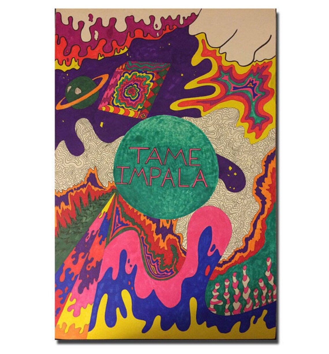 Tame Impala Poster Wall Art Prints Art painting Home Decor | Etsy