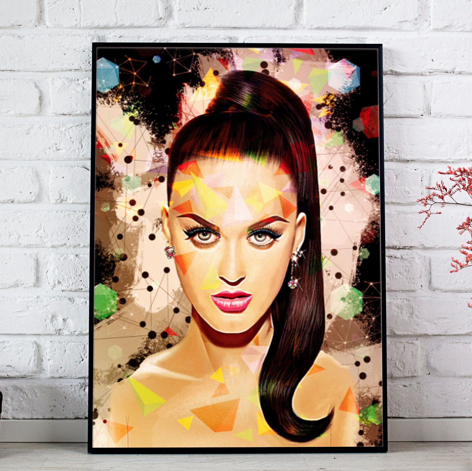 Katy Perry 2 Poster Wall Art Prints Art painting Home | Etsy