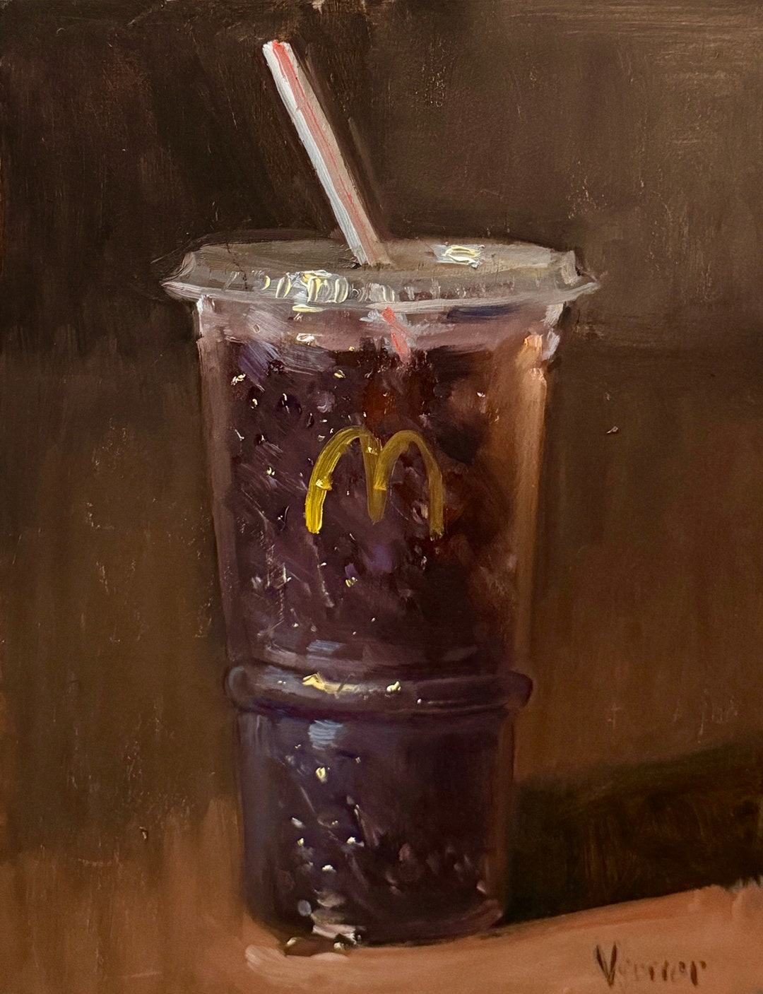 Mcdonald's DC 8x10 - NOAH VERRIER Original Still Life Oil Painting ...